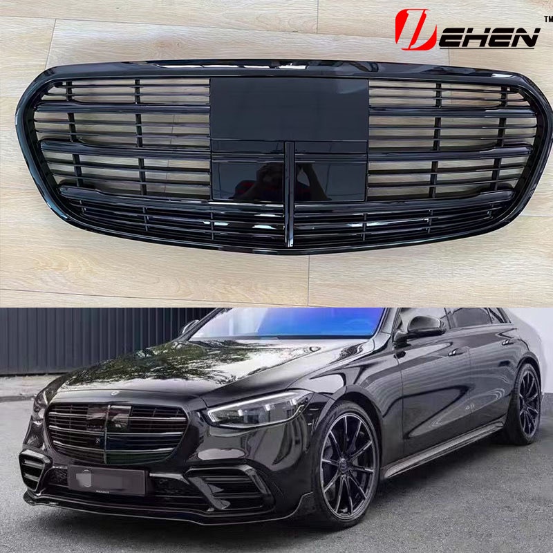 Front Racing Facelift Grille Upper Grill For Mercedes-Benz W223 S-Class ...