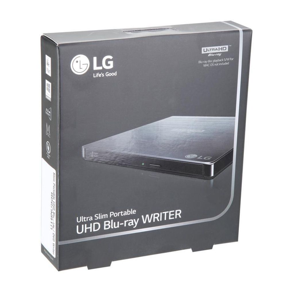 Hitachi-LG BP60NB10 Ultra-Slim Portable External UHD Blu-ray / DVD ...