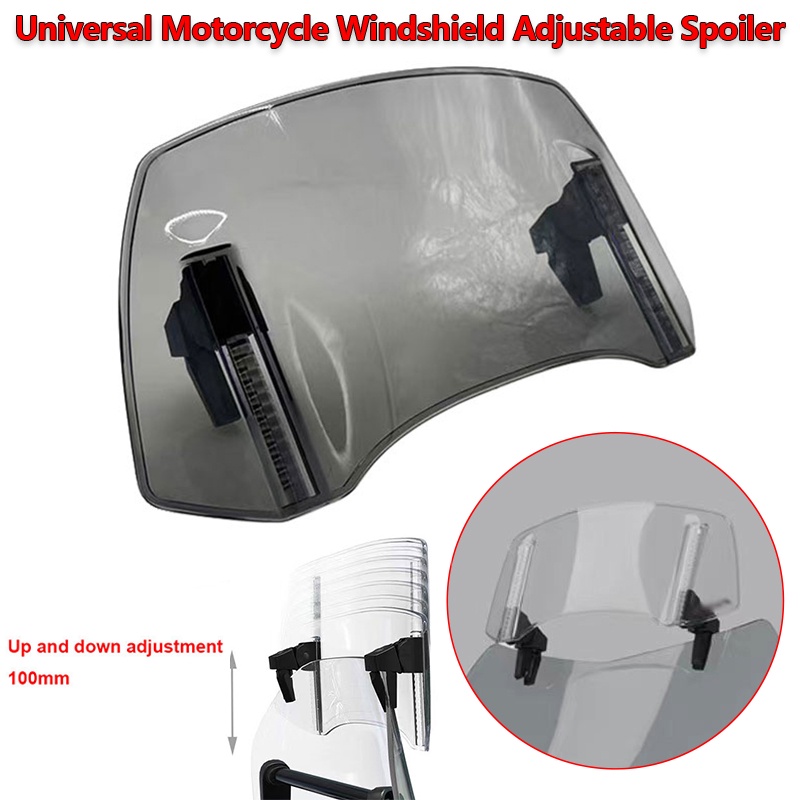 Universal Adjustable Windscreen Windshield Extension Spoiler Wind ...
