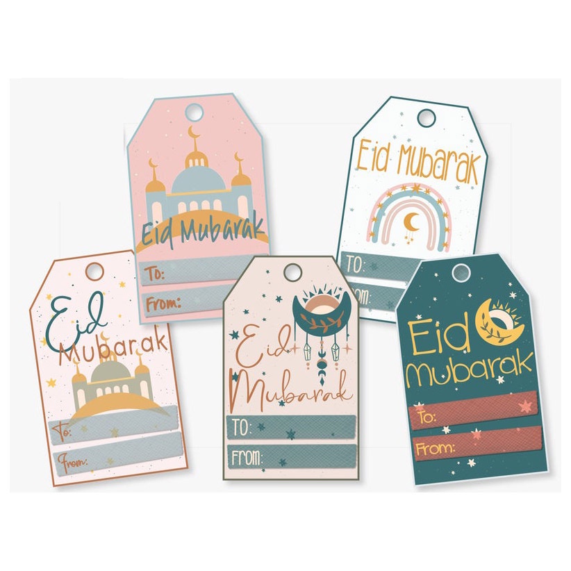 Ready Stock Eid mubarak Tag Hari Raya Party Card Ramadan Special Raya ...