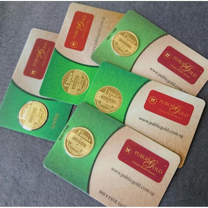 Public Gold LBMA PG 1 Dinar (4.25 Gram) (Au 999.9) 24K | Shopee Malaysia