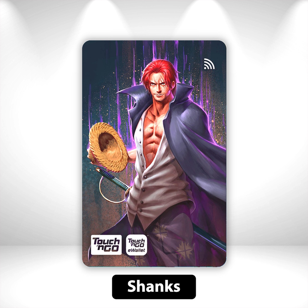 [One Piece] Shanks - Sticker Touch n Go TNG NFC CHIP Card Skincard by ...