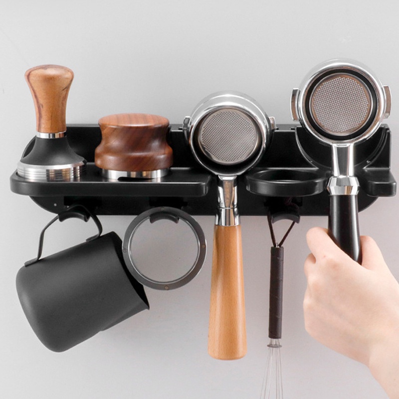 51/54/58mm Multifunction Coffee Portafilter Tamper Holder Handle Hanger ...