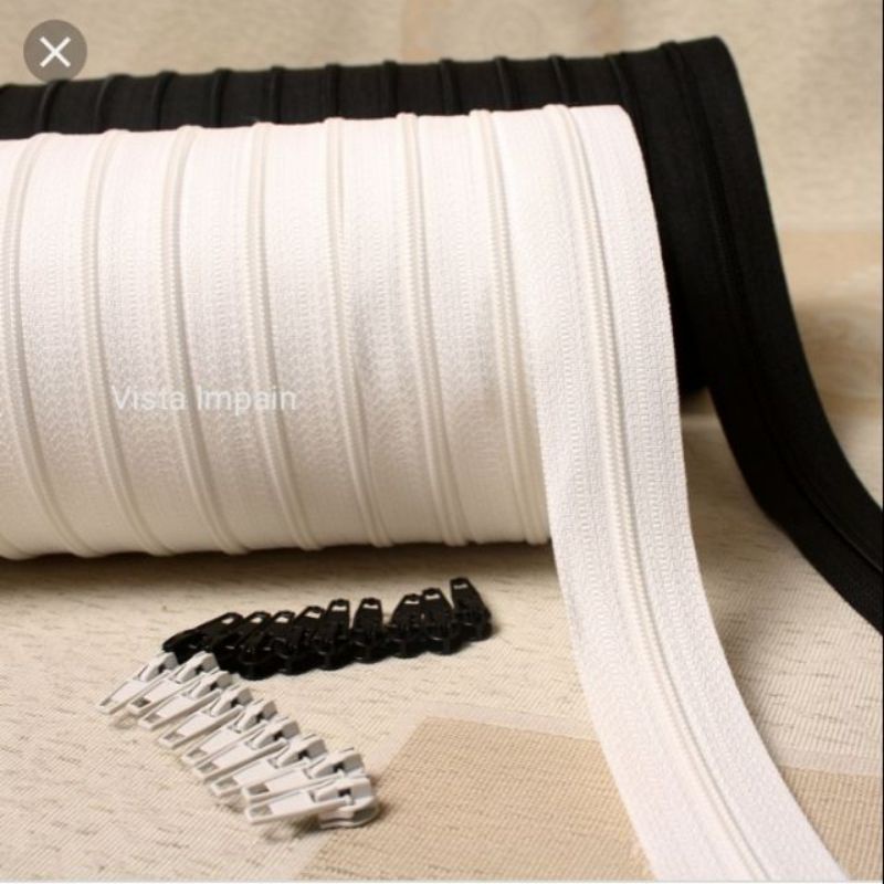 #3 Zip Potong/Meter Size 3/ Zip Potong Meter/ zip bag/ zip Curtain/zip ...