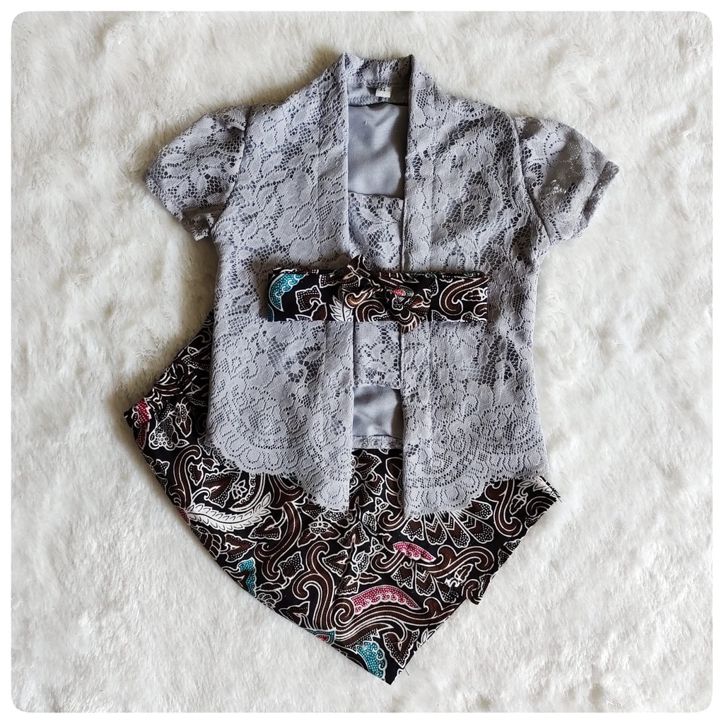 Kebaya Baby Girl Lace (ada lining) Kebaya Girl Kebaya Raya Budak Kebaya ...