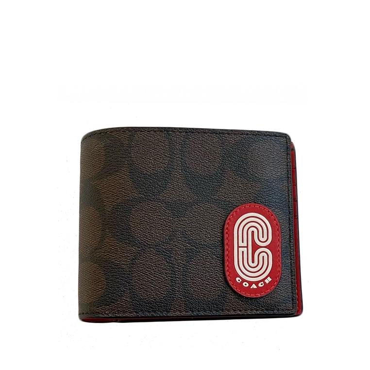 Coach 3 In 1 Mens Wallet In Colorblock Signature Canvas With Coach ...