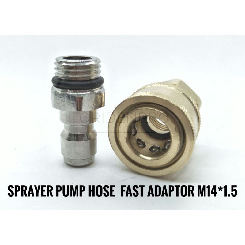 Power Sprayer Pump hose fast adaptor m14*1.5 Coupling connector ...