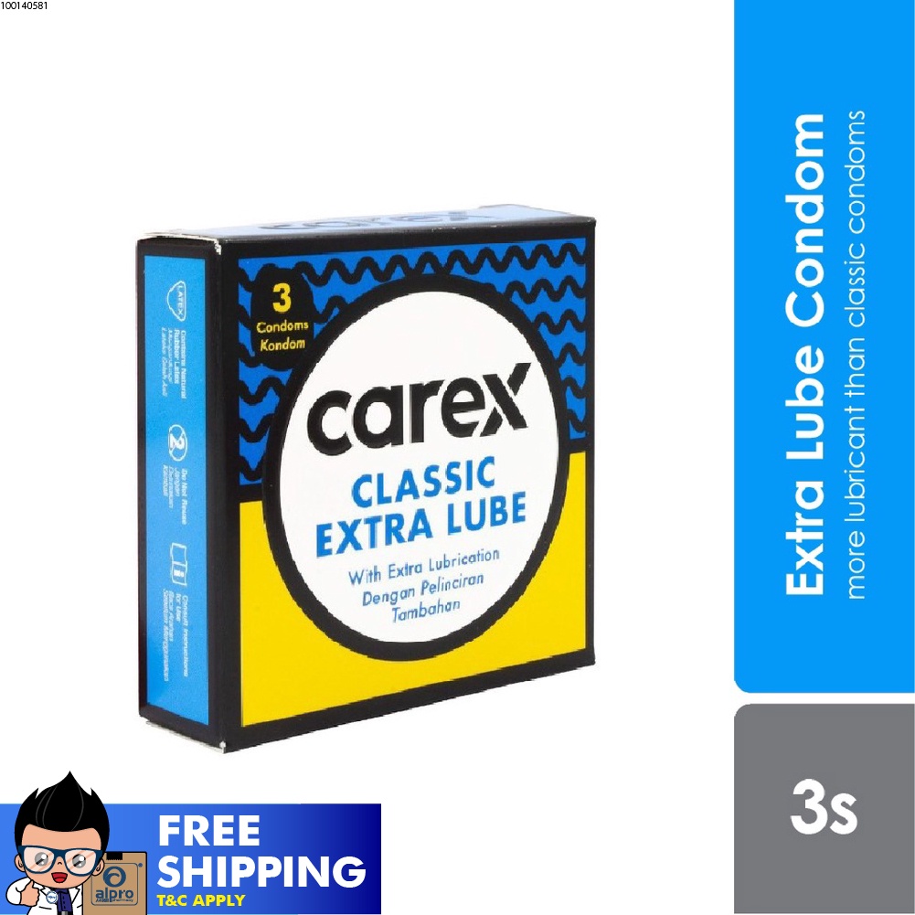Carex Classic Extra Lube 3s | Shopee Malaysia