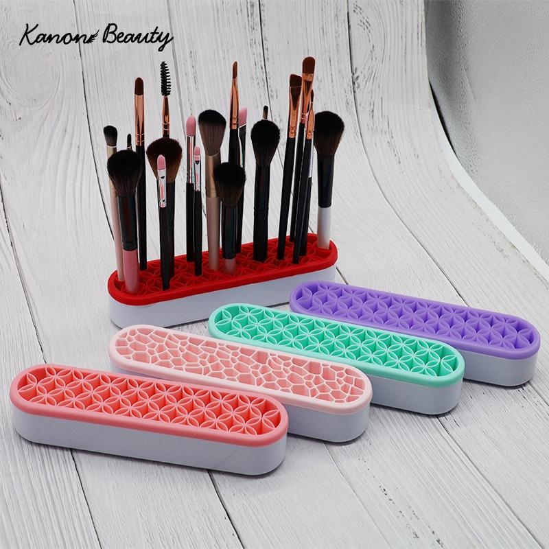 Shelf Makeup Brush Holder Nail Pen Holder Display Stand Rack Brush ...
