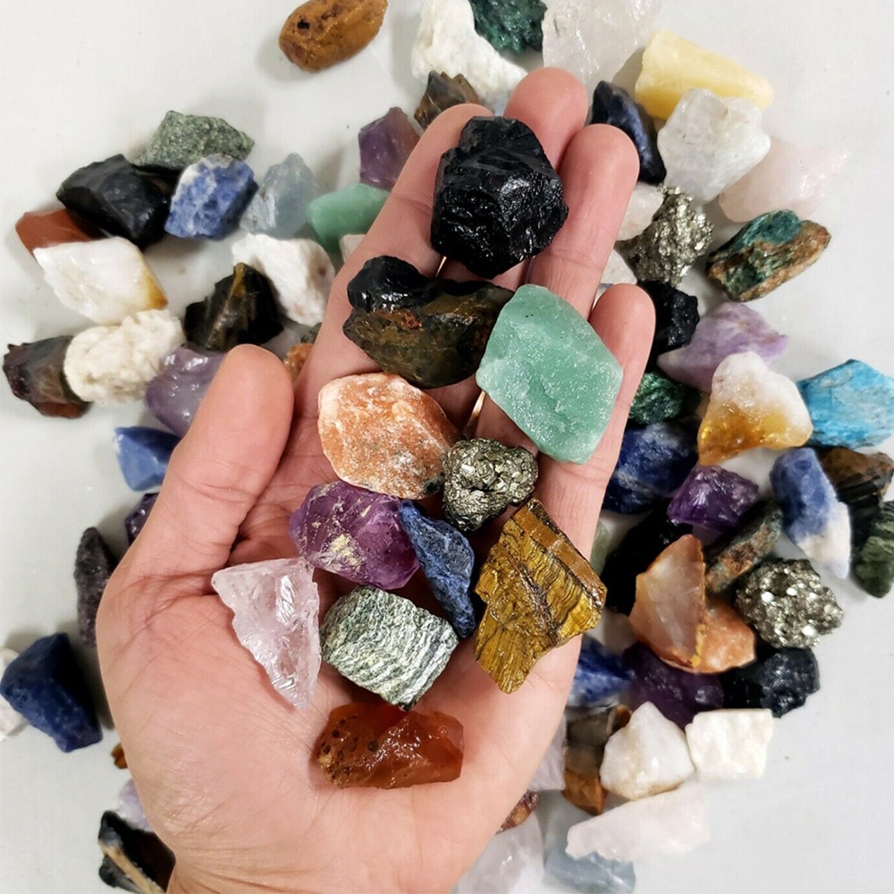 Mixed Raw Natural Stone Crystal Chunks Assorted Quartz Rough Healing ...