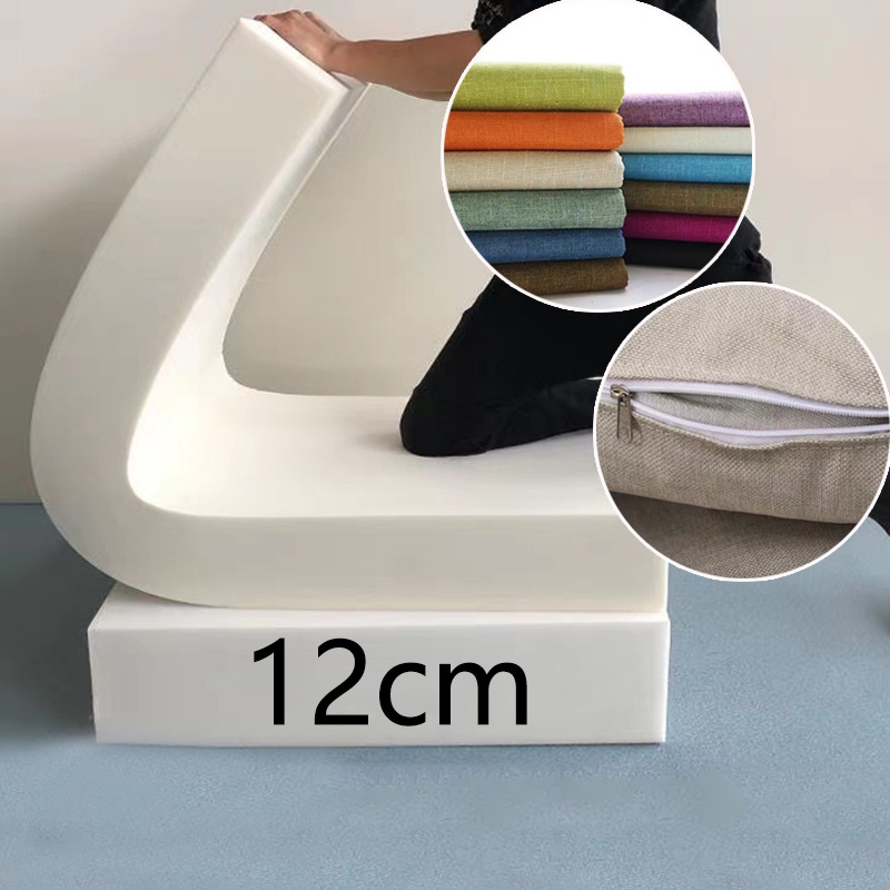 (Customizable)35/50D 12cm/4.7inch Sponge Foam Cushion Sofa 1 Seater ...