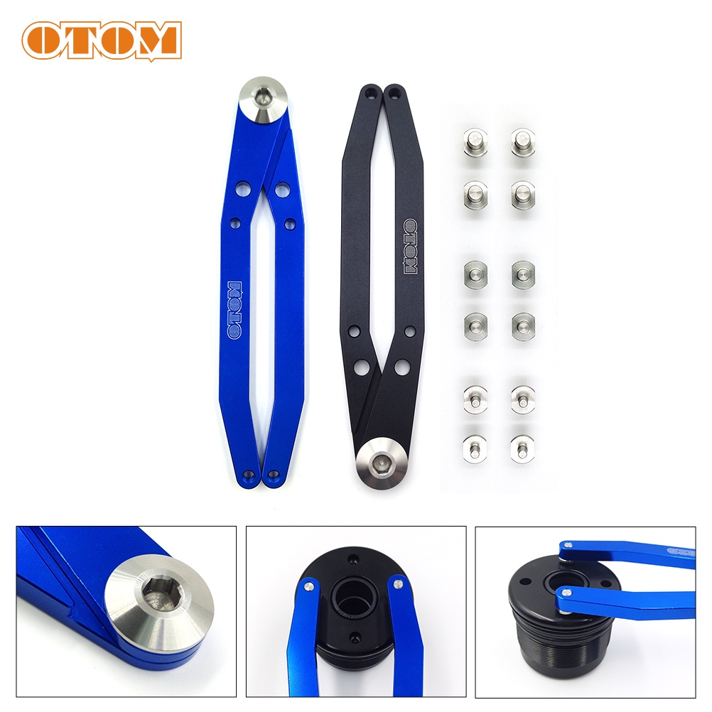 OTOM Motorcycle Rear Shock Absorber Wrench Oil Seal Base Removal CNC Spanner 3/4/5mm Pins ...