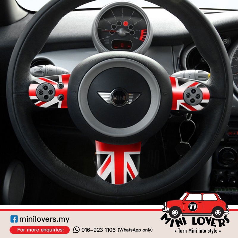 Mini Cooper R50 / R52 / R53 Steering Controller Switch Cover | Shopee ...