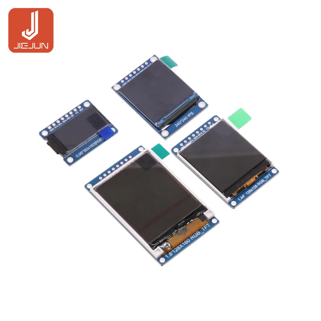TFT Display 0.96 1.3 1.44 1.8 inch IPS 7P SPI HD 65K Full Color LCD ...