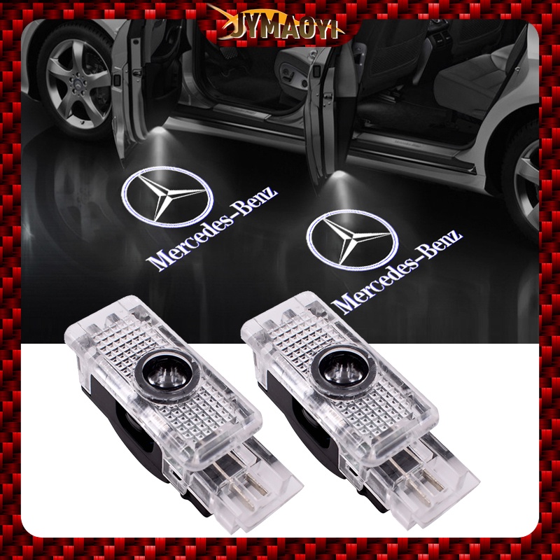 2pcs Car Door Led Light logo lighting For Mercedes Benz W203 R171 R199 ...