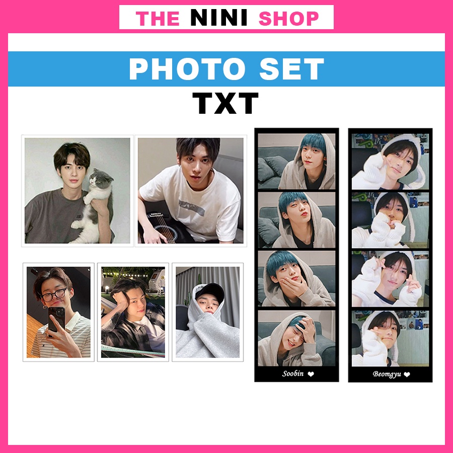 TXT BOYFRIEND PHOTO SET (TOMORROW X TOGETHER | Soobin, Yeonjun, Beomgyu, Huening Kai, Taehyun ...