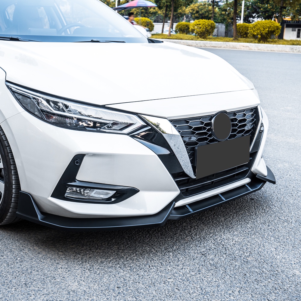 Front Bumper Lip Chin Spoiler Splitter Diffuser For For Nissan Sentra ...