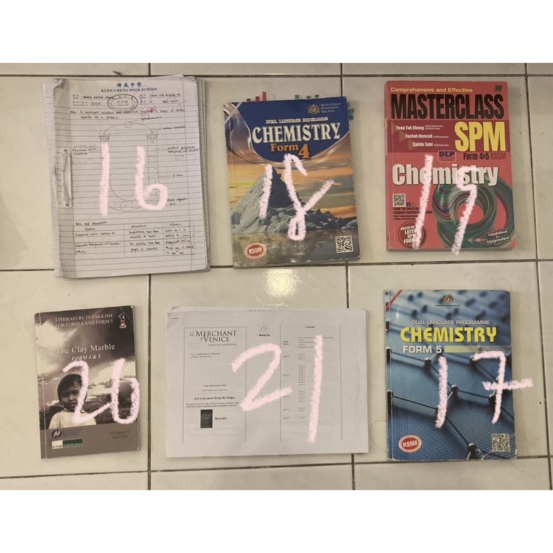 SPM SECONDHAND TEXTBOOK/NOTES/REFERENCE BOOKS PART2 | Shopee Malaysia