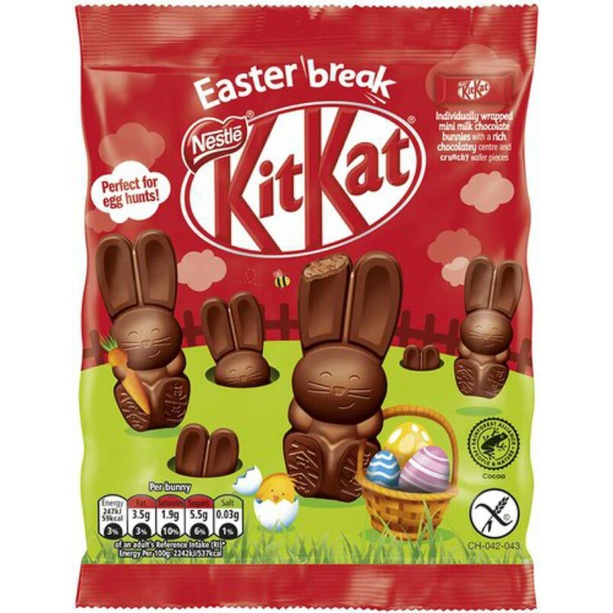 kitkat mini bunny pouch 55g | Shopee Malaysia