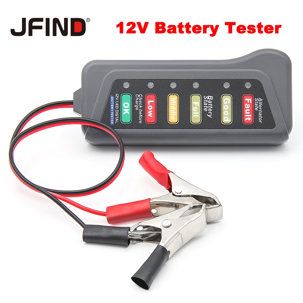 12V Digital Car 12V Battery Analyzer Car Battery Tester Alternator ...