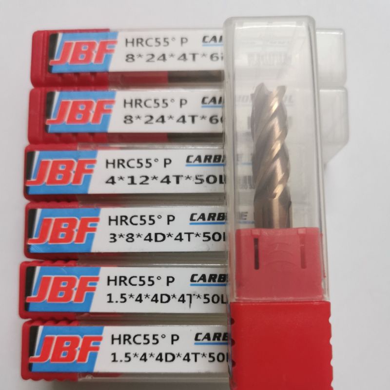 Clearance - 55 HRC 4F Carbide endmill | Shopee Malaysia