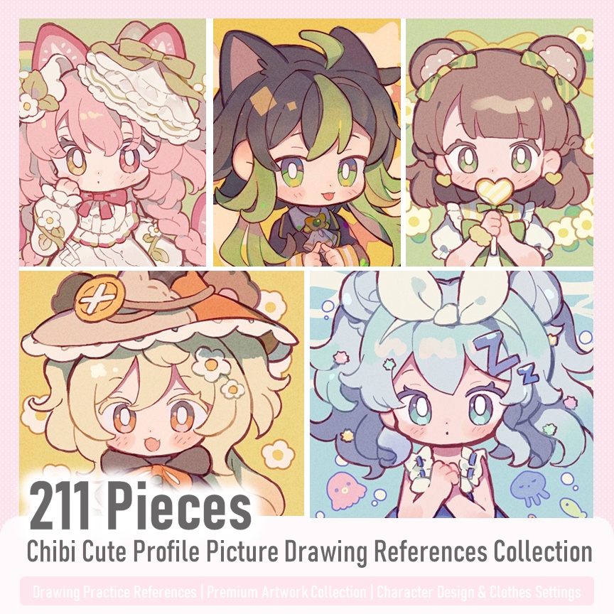 🔥 Drawing References Illustration - Chibi Cute Profile Picture ...