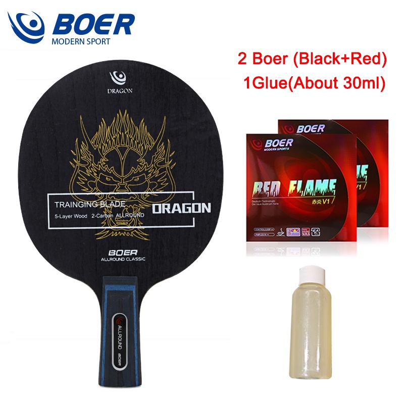 Boer DRAGON Table Tennis Racket Blade 7 Ply Table Tennis Blade Arylate ...