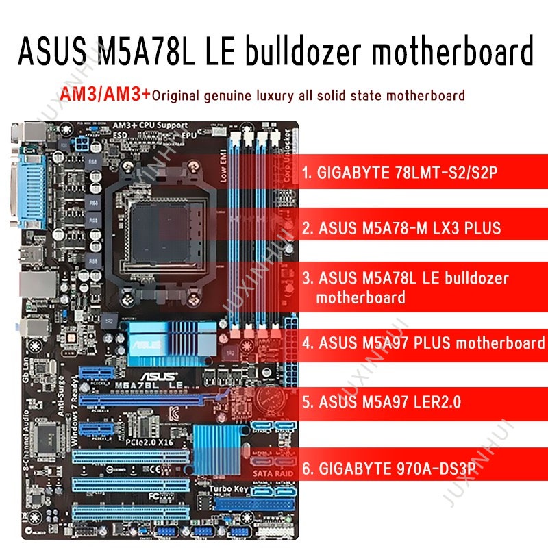 ASUS M5A78-M LX3 PLUS/M5A78L LE GA-78LMT-S2 Bulldozer Motherboard/ASUS ...