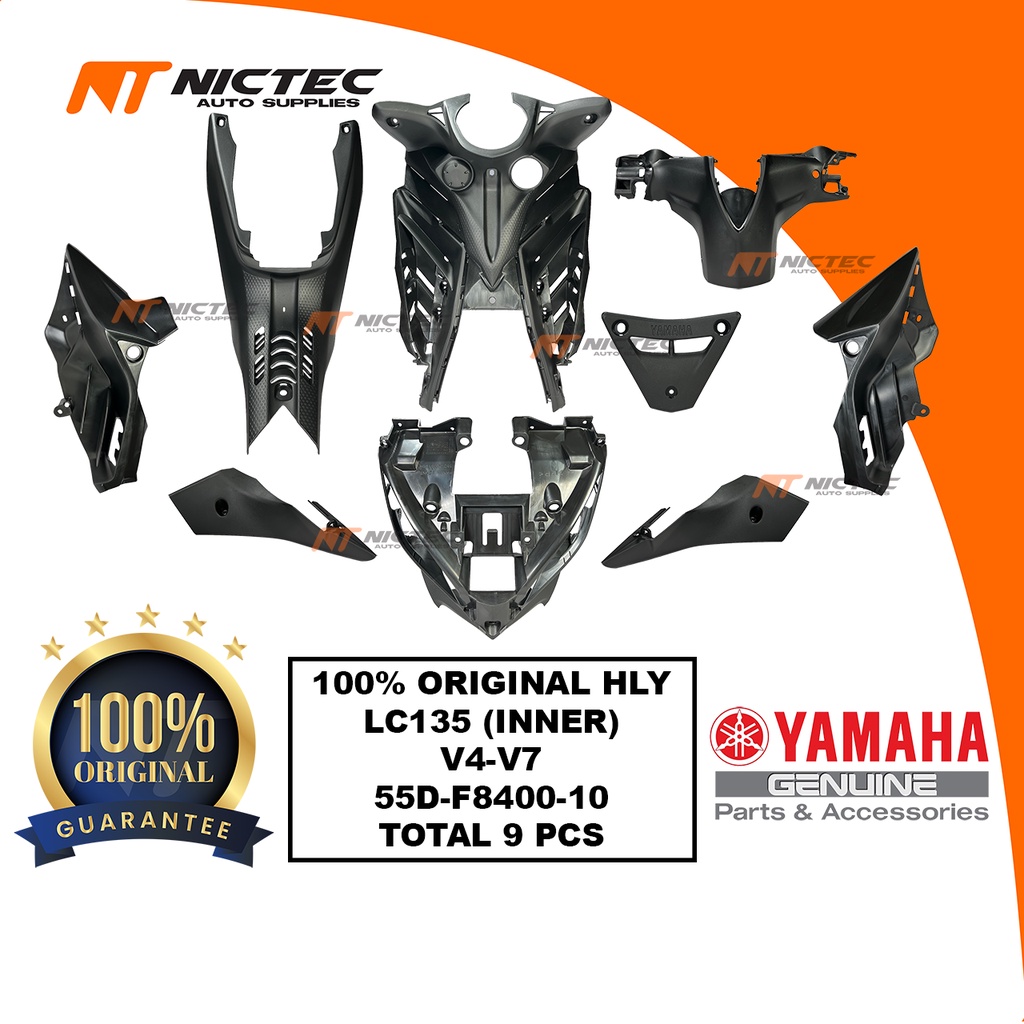 LC135 V4 V5 V6 V7 INNER COVERSET 100% ORIGINAL HONG LEONG YAMAHA 55D ...