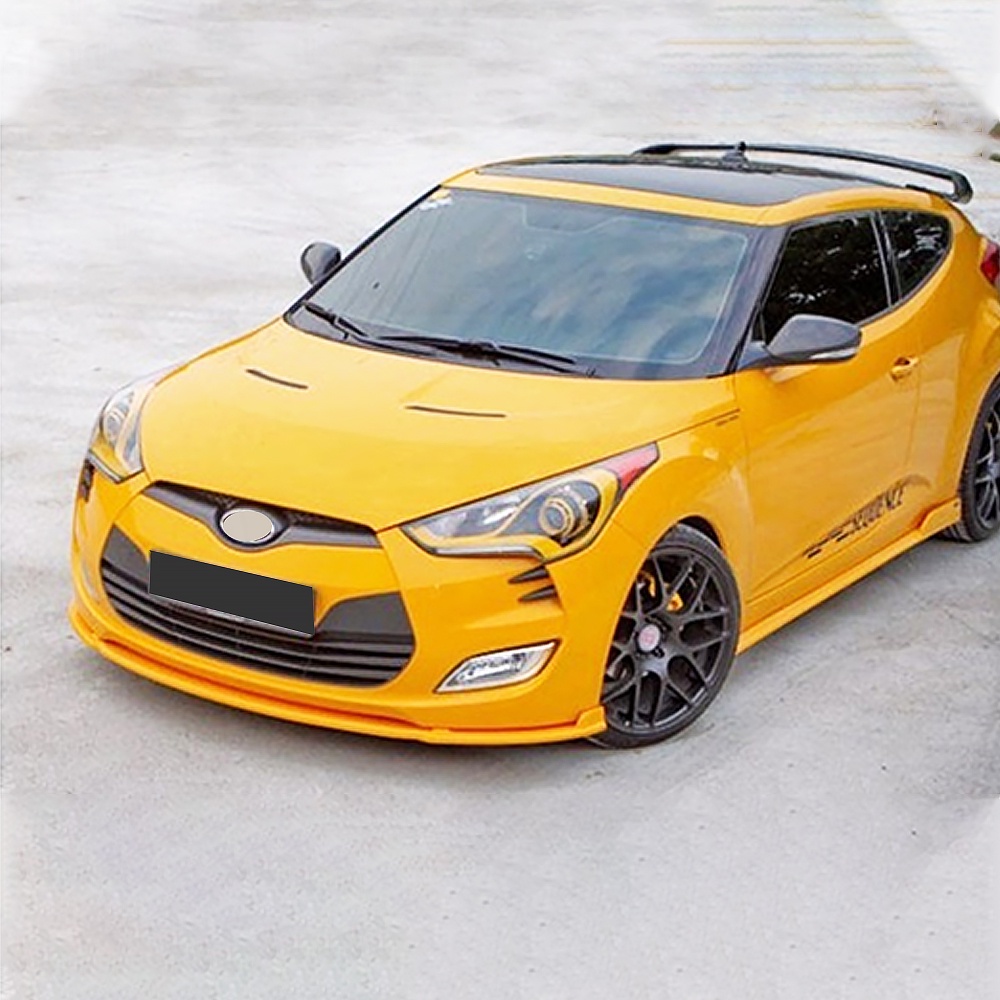 Front Bumper Lip Chin Spoiler Splitter Diffuser For Hyundai Veloster ...