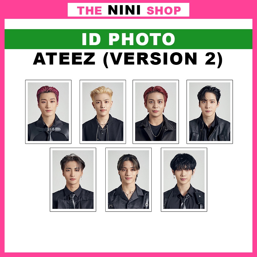 ATEEZ ID PHOTO - VERSION 2 - (UNOFFICIAL) KPOP ID PHOTO | Shopee Malaysia