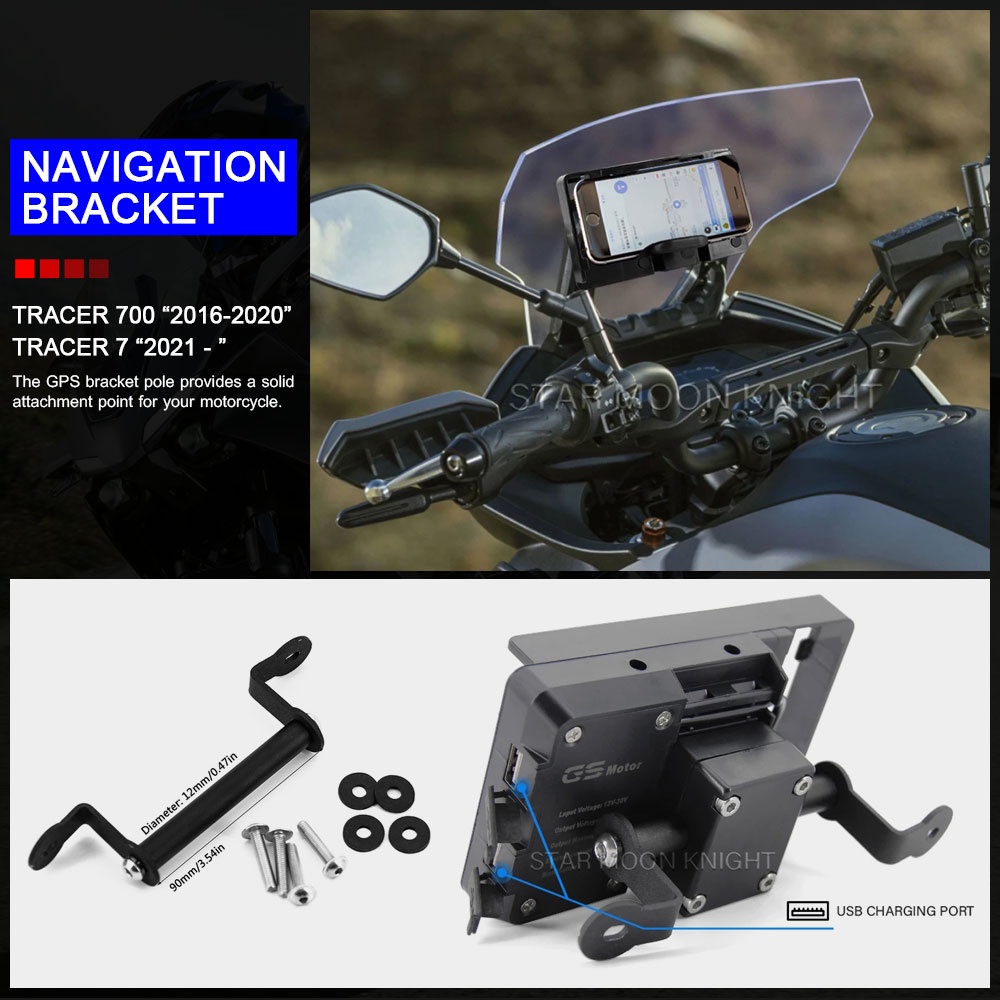 Navigation GPS Bracket Board For YAMAHA TRACER700 Tracer 700 7 Tracer7 ...