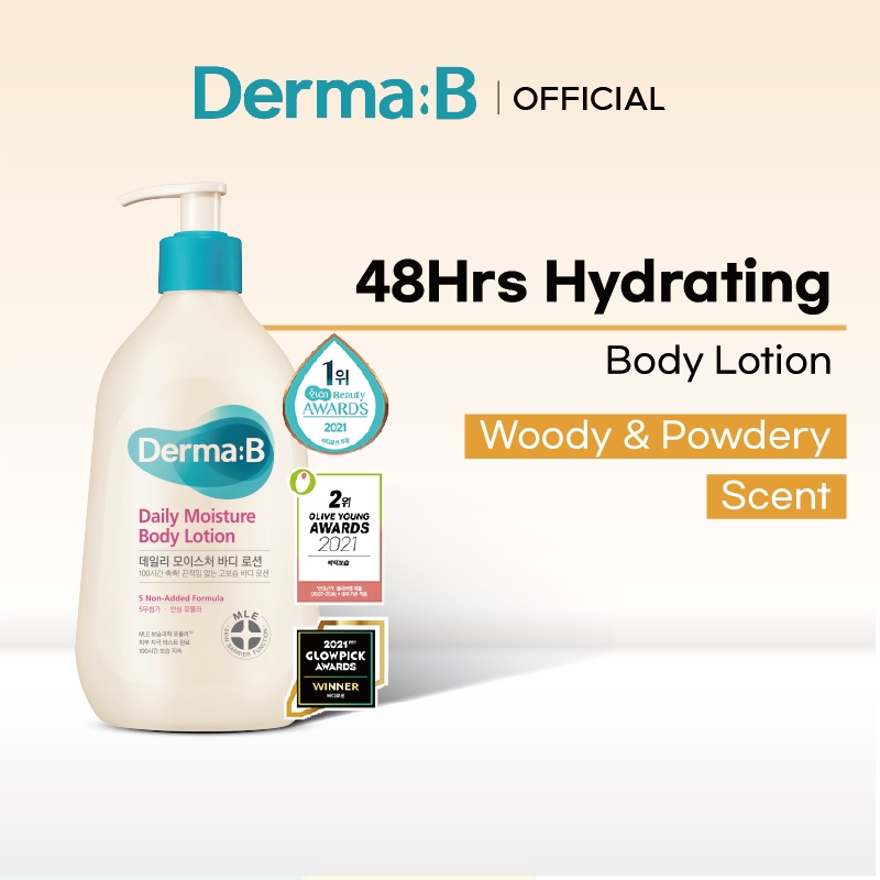 [Derma:B] Daily Moisture Body Lotion 400ml | Shopee Malaysia