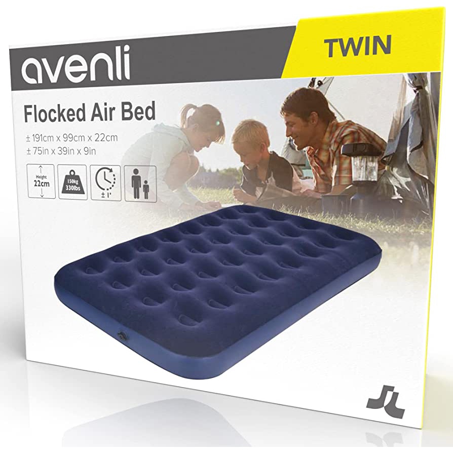 Avenli flocked air bed store