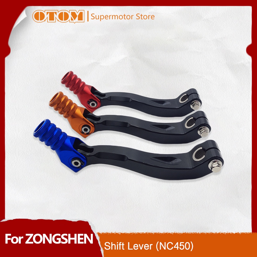 OTOM Motorcycle CNC Folding Aluminum Gear Shift Lever For ZONGSHEN NC450 MOTOLAND AVANTIS ENDURO ...
