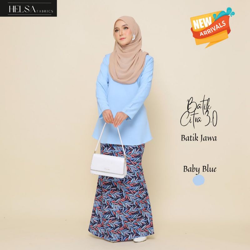 BAJU KURUNG MODEN MINI RIAU KEMBANG BABY BLUE LILAC DUSTY PURPLE MINT GREEN DUSTY GREEN BAJU ...