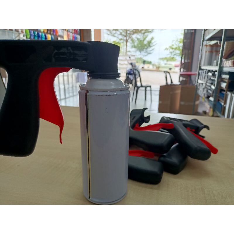 Spray Adaptor Aerosol Spray Gun Handle With Full Grip Trigger Locking ...