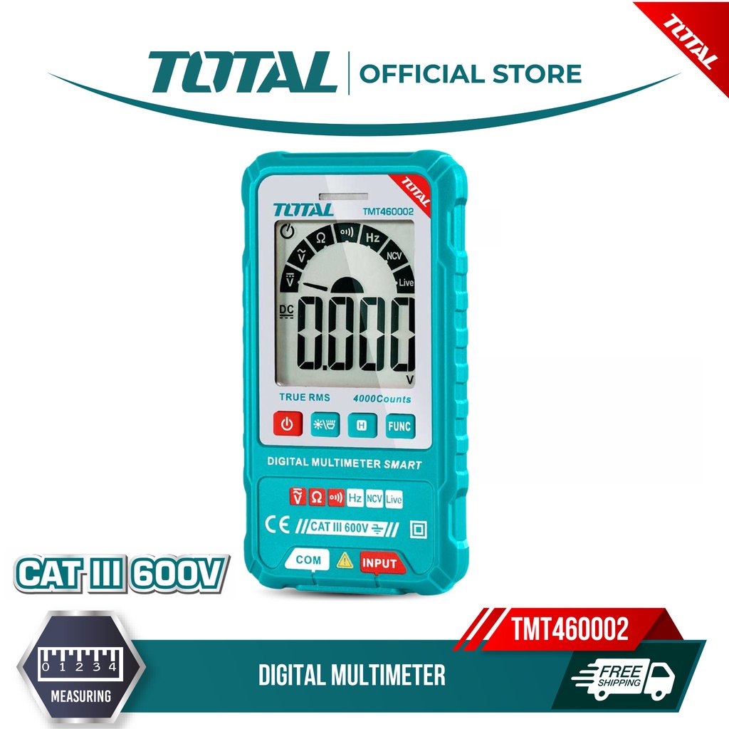 Total Digital Multimeter TMT460002 | Shopee Malaysia