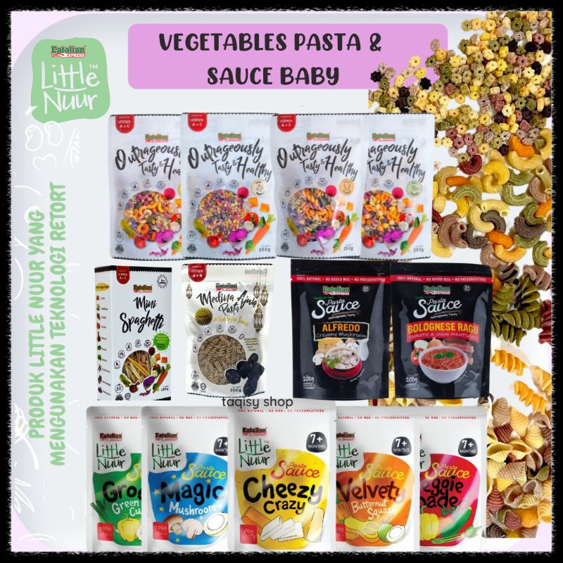 Pasta Bayi Mixed Vegetable 100g by EATALIAN EXPRESS (macaroni,shell ...