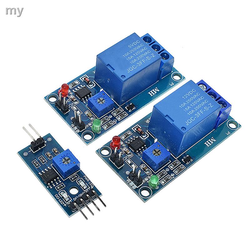 （ship Today）large Area Raindroprain Weather Sensor Module 5v12v Anhydrous On Switch With Relay 3574