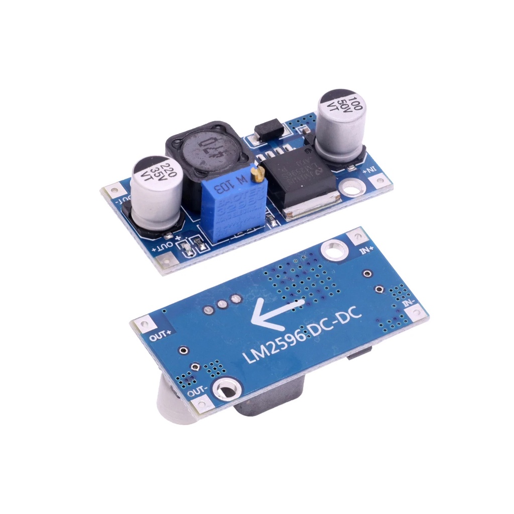 Ultra-Small LM2596S-ADJ Power Supply Module DC DC 3V-40V Buck 3A Adjustable Step Down Regulator ...