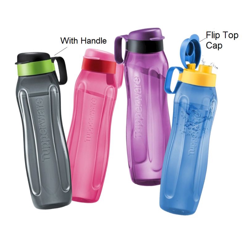 Tupperware Slim Eco Bottle 1L with handle | Shopee Malaysia