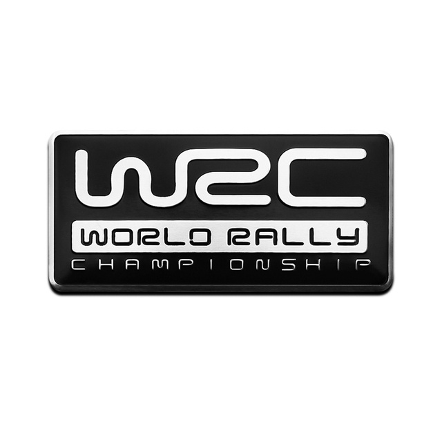 Car Styling 3D Aluminum Emblem Sticker World Rally Championship Racing ...