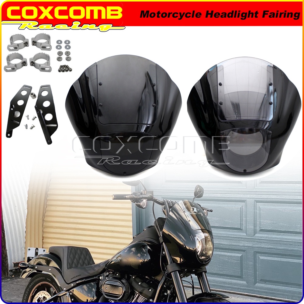 For Harley Dyna Sportster XL883 XL1200 Street Bob Fat Bob FXD Glide ...