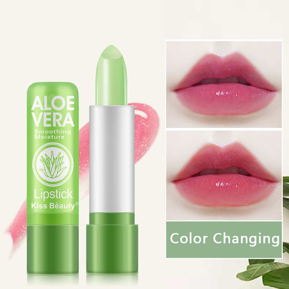 Natural Aloe Vera Matte Lipsticks Magic Color Changing Lipstick Tubes ...