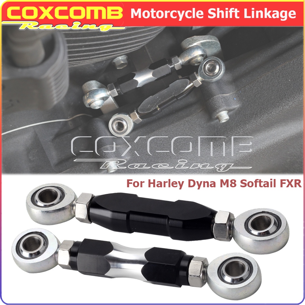 CNC Mid-Controls Motorcycle Adjustable Shift Linkage Rod Thrashin ...