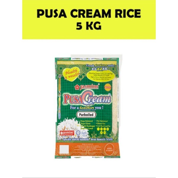 Beras Jasmine Pusa Cream 5kg | Shopee Malaysia