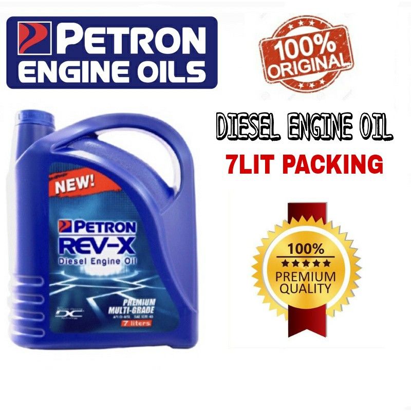 PETRON REV-X RX400 PREMIUM MULTI-GRADE Diesel Engine Oil SAE 15W-40 (7L ...