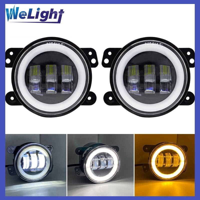 4inch（3.5inch）H4 led fog light 70W Amber Cree LED chip off -road ...
