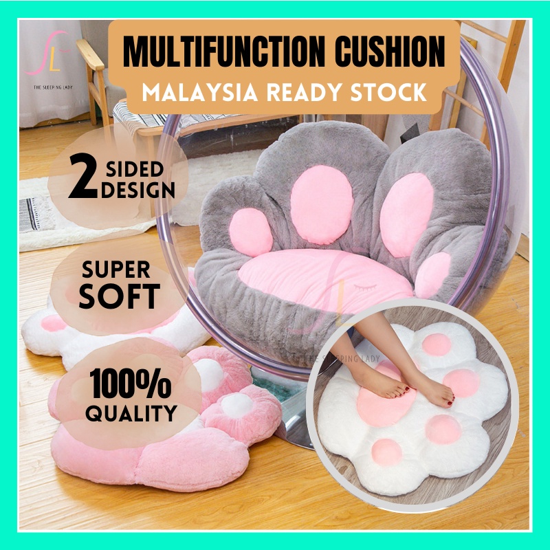 Multifunction Cushion Cute Cat Paw Shape Lazy Sofa Office Seat Cushion ...